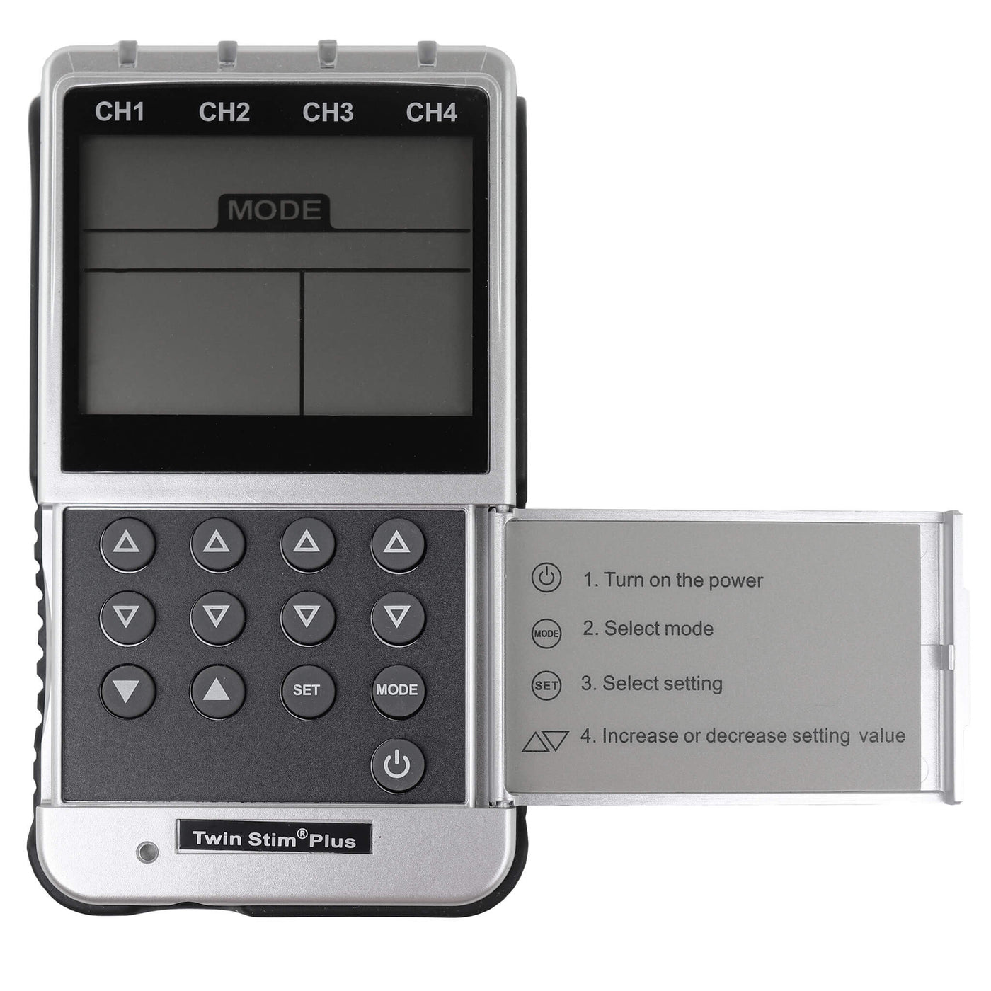 Twin Stim Plus 4-Channel Digital TENS/EMS Unit for Pain Relief