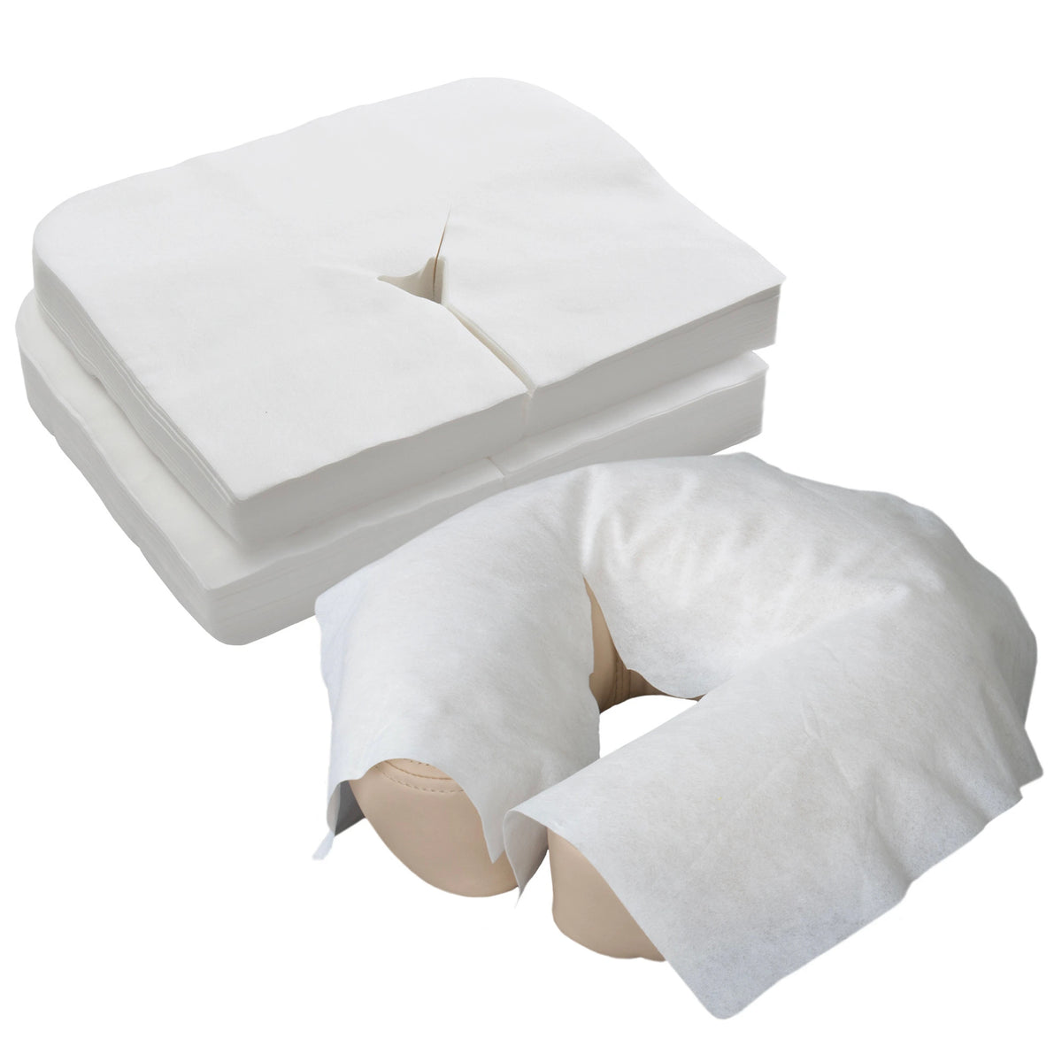 Earthlite Flat Disposable Head Rest Covers: Superb Comfort for Clients