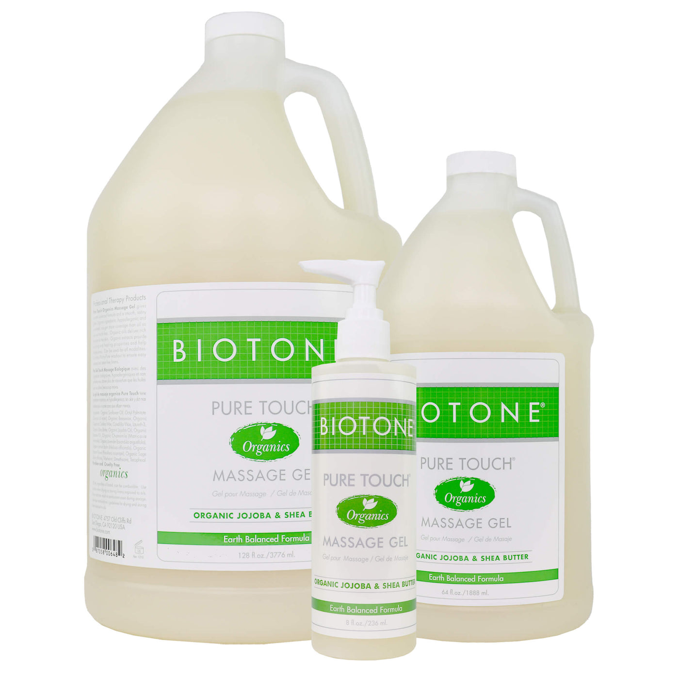 Biotone Pure Touch Organic Gel with Jojoba | Light Massage Gel