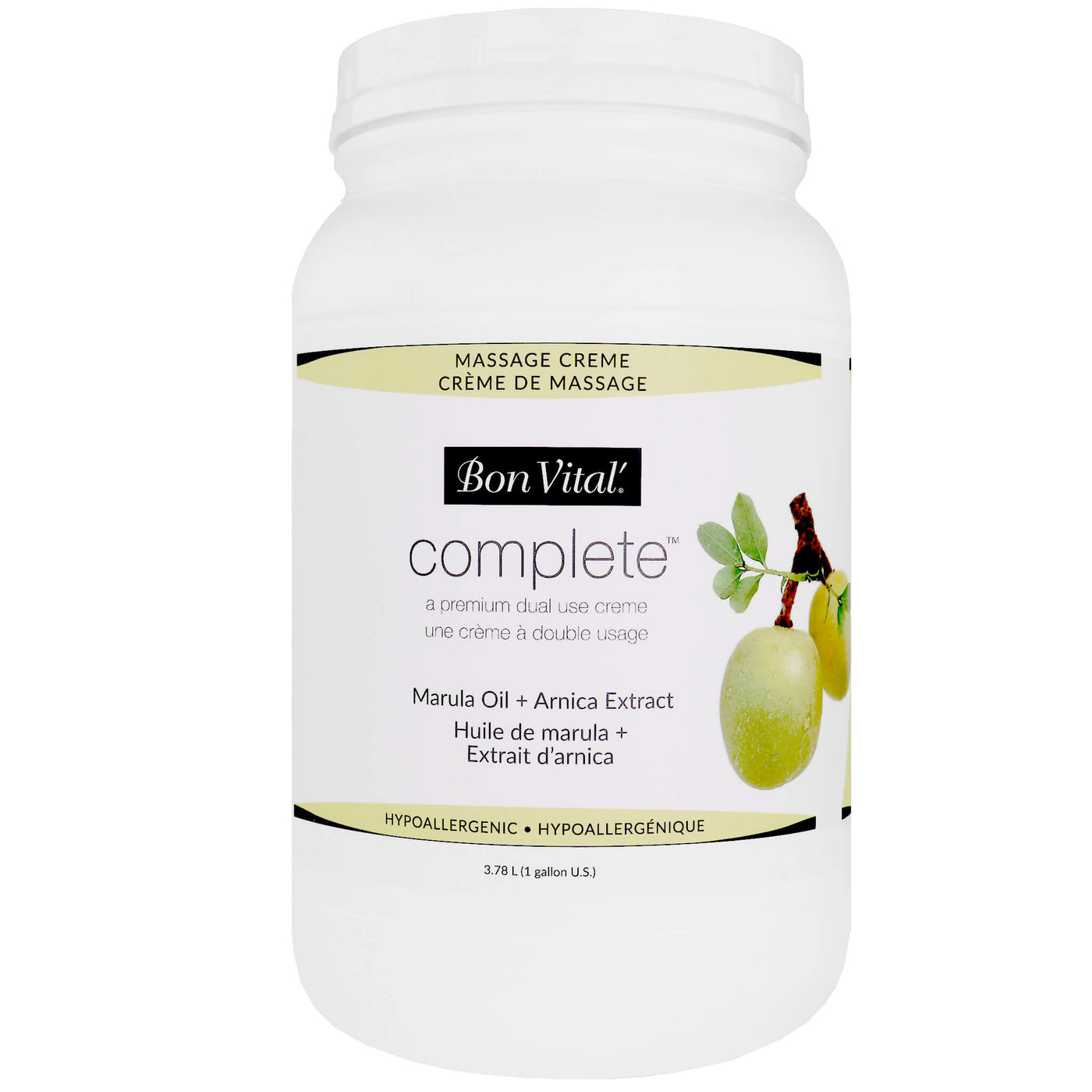 Bon Vital Complete Massage Creme - Marula oil, Arnica