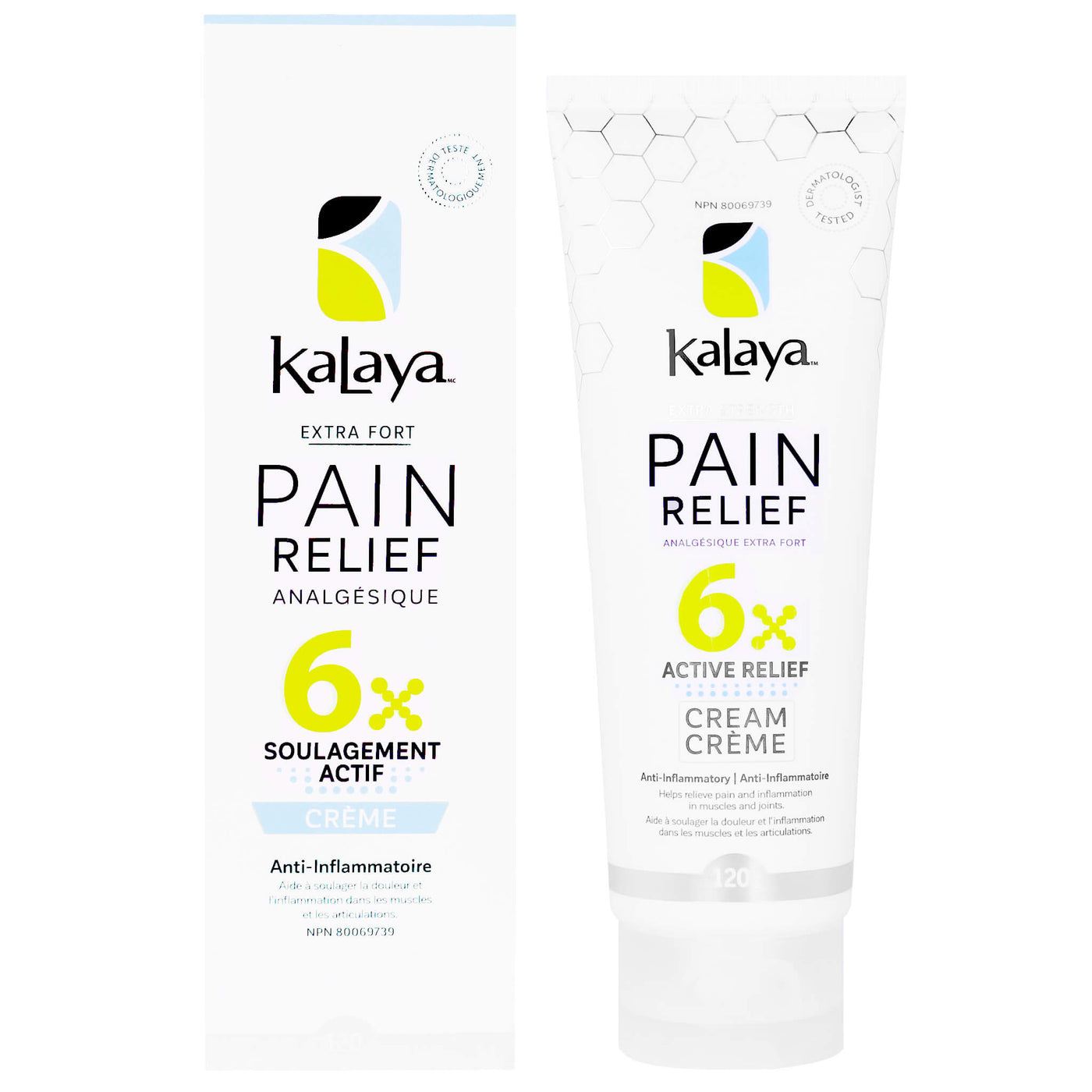 Kalaya Pain Relief - Extra Strength 6X Active Relief Cream
