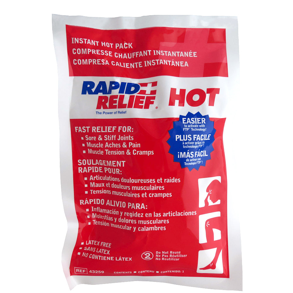 Rapid Relief Instant Hot Pack - Single Use | Body Best